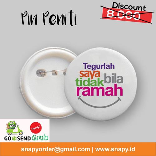 Jual Cetak Pin 58 mm - Glossy - Jakarta Selatan - Snapy | Tokopedia