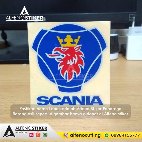 Jual Stiker Cutting Scania Multiwarna 8cm Cutting Sticker Logo Scania ...
