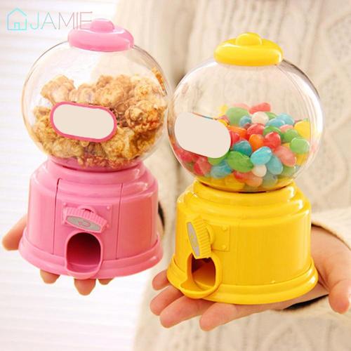 Jual Cute Sweets Mini Candy Machine Bubble Gumball Dispenser Coin Bank ...