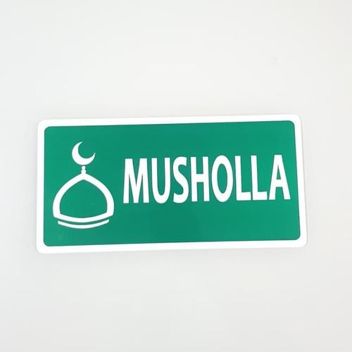 Jual Plang Papan Rambu Musholla Akrilik Acrylic 30x15 cm - Kota Bandung ...