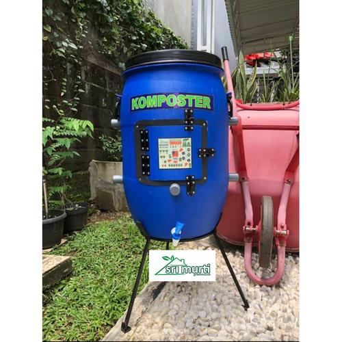 Jual Paket 60A : Tong Komposter 60 Liter Berpintu + Rak Penyangga Plat ...