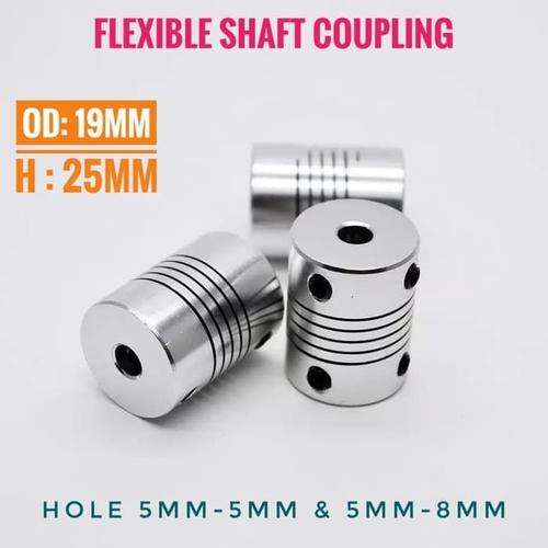 Jual 3D Printer Sparepart : Flexible Shaft Coupling Stepper CNC As ...