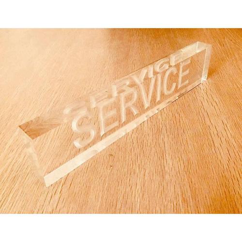 Jual Acrylic Signage Grafir / Signage Meja / Signage Grafir Tulisan ...