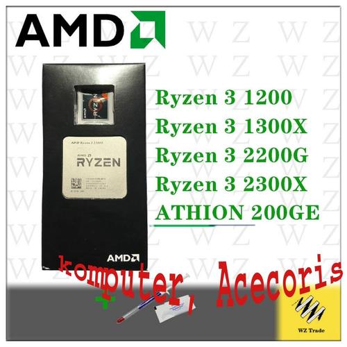 Jual AMD Ryzen 3 2200G R3 2200G R3 2300X ATHION 200GE Quad Core CPU ...