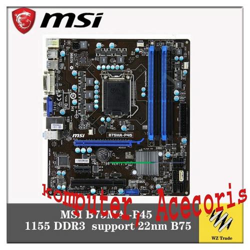 Jual Original MSI b75ma p45 g43 LGA 1155 DDR3 Motherboard 22nm B75 ...