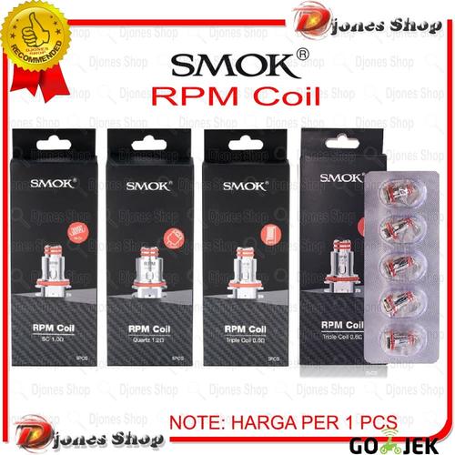 Jual Coil SMOK RPM [ TRiple / SC / Mesh / Quartz ] - TRiple 0.6 Ohm ...