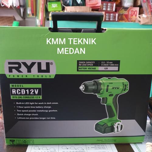 Jual BOR BATERAI 12V RYU RCD12V CORDLESS DRILL RYU RCD 12V 12 VOLT ...