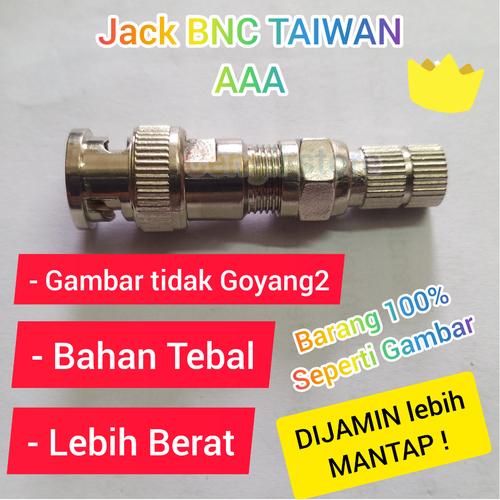 Jual Conector BNC konektor cctv taiwan grade A - BNC TAIWAN - Kota ...