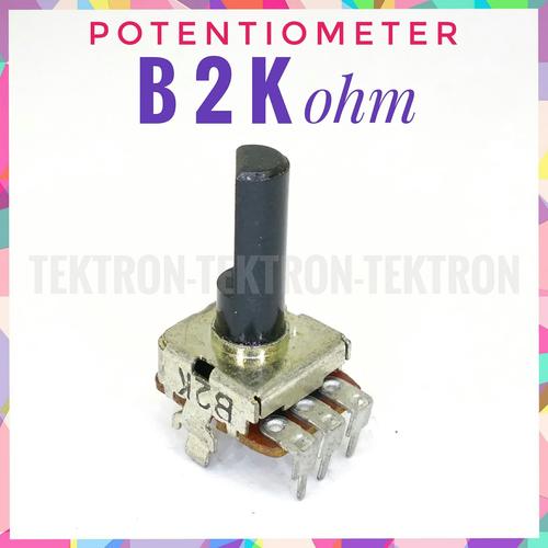 Jual Potentiometer B2K Potensio Mono 2K 2Kohm 2 K ohm - Kota Bandung ...