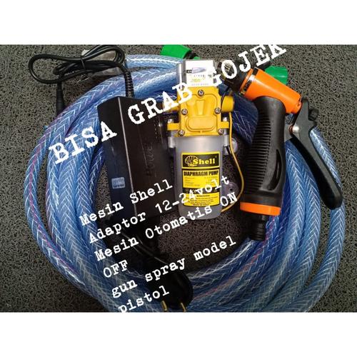 Jual Paket Lengkap Pompa Air DC 12Volt Shell dan gun sprayer Pistol ...