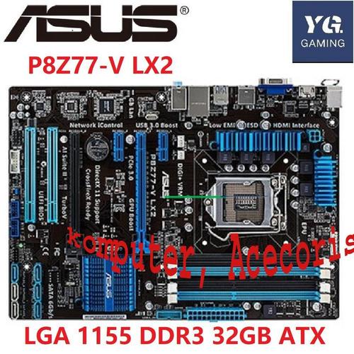 Jual Original motherboard for Asus P8Z77 V LX2 DDR3 LGA1155 32GB for I3 I5 - Jakarta Utara ...