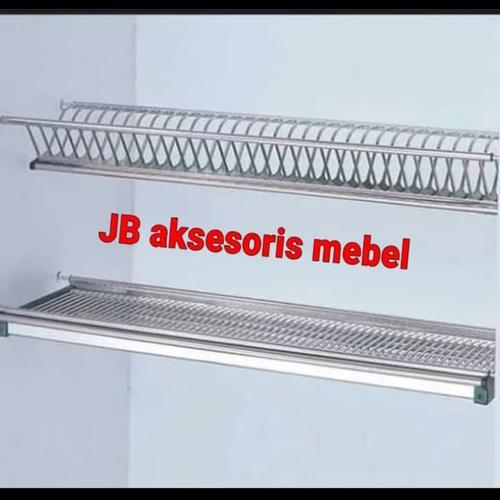Jual RAK PIRING GELAS GANTUNG 60 cm STAINLESS STEEL MERK HUBEN - Kota ...