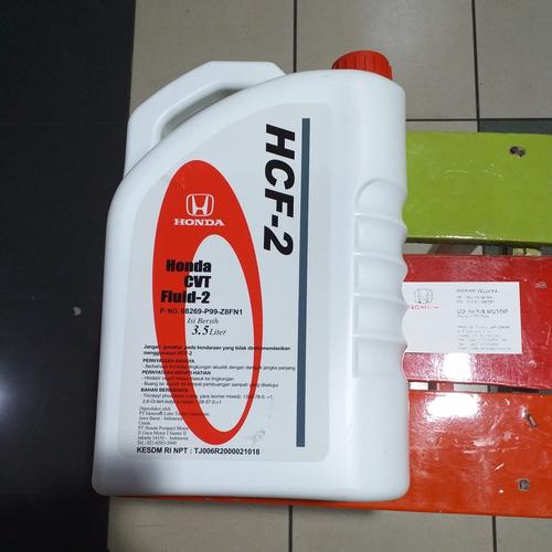 Jual Oli Transmisi Honda Automobile HCF 2 HCF-2 HCF2 CVT Fluid galon 3.5L - Jakarta Pusat ...