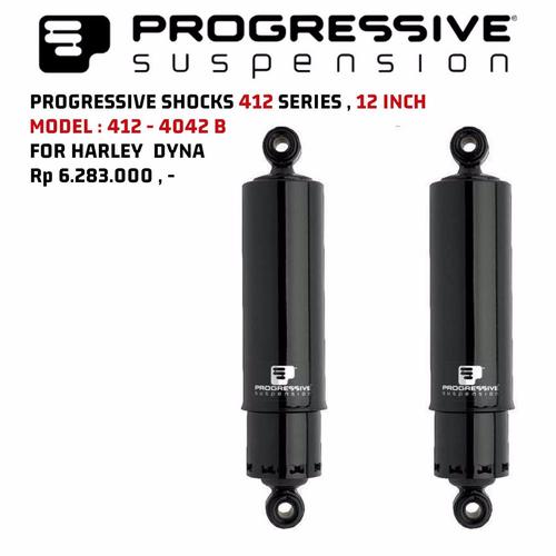 Jual PROGRESSIVE SHOCKS 412 SERIES,12 INC MODEL NO 412-4042 B HARLEY ...