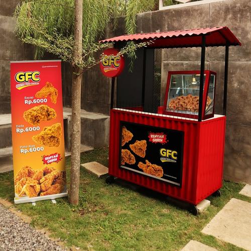 Jual PROMO Mitra Usaha Paket GFC Gerobak Fried Chicken Paket GOLD ...