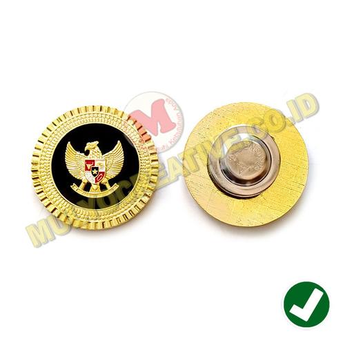 Jual Lencana Logo Garuda Indonesia Pin Garuda Bulat Gerigi Pengait ...