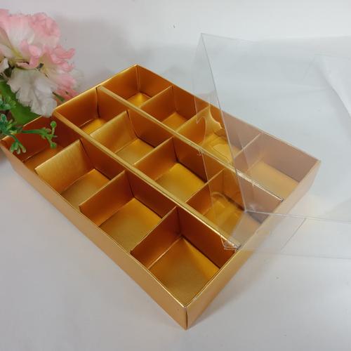 Jual Mika Coklat/box coklat sekat 12/Box coklat praline - Jakarta Timur ...