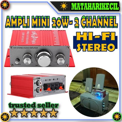 Jual Ampli Amplifier Mini 2 Channel 20W STEREO Dual Output - Jakarta ...