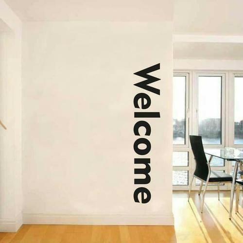 Jual Sticker Stiker Welcome Sticker Kaca Dingding Rumah Cafe Kantor ...