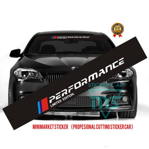 Jual STICKER STIKER PERFORMANCE MOBIL KACA DEPAN BLOK PLES HITAM DOPP ...