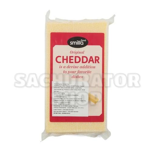 Jual Keju Cedar Putih Blok Smila Smilla White Cheddar Chedar Cheese ...
