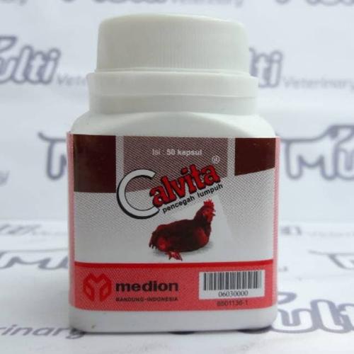 Jual CALVITA 50 kapsul MEDION Obat Pencegah Lumpuh pada Ayam - Kota ...
