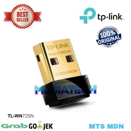 Jual TP-LINK TPLINK TL-WN 725N Usb Wifi Mini Wireless Adapter Nano ...