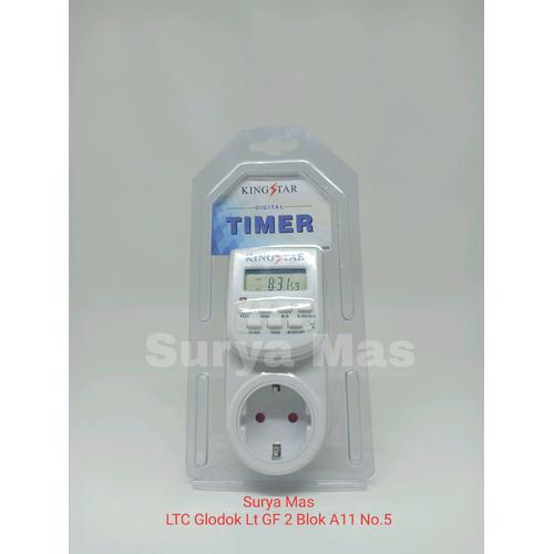 Jual Stop Kontak Timer Digital KIngstar otomatis atau Stopko ELT ...