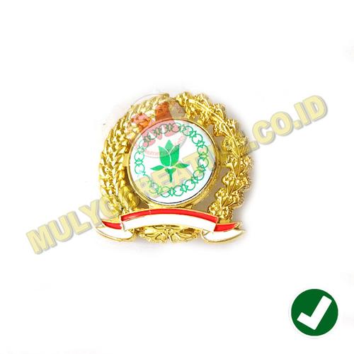 Jual Pin Purna Pakibraka Warna Putih Pin Bros Paskibra Model Padi Kapas ...