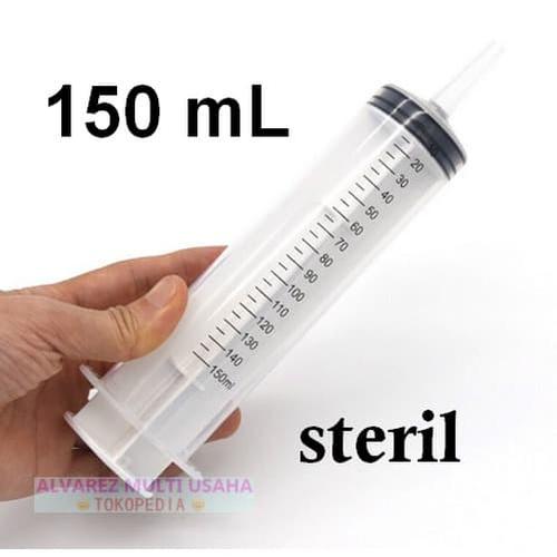 Jual Spuit Syringe 150 mL/cc Steril / Suntikan Besar - Jakarta Utara ...