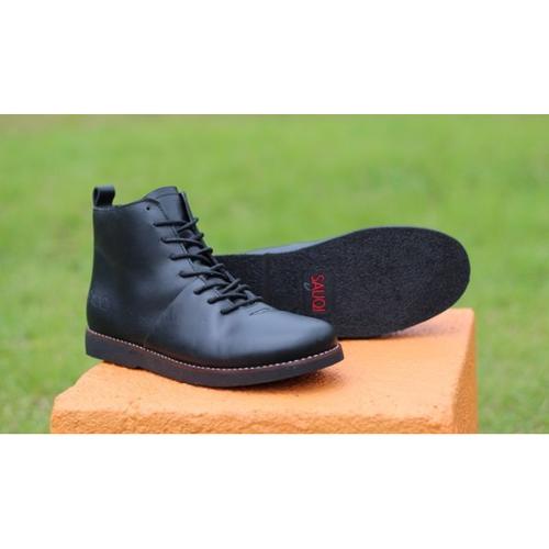 Jual Sepatu Pria Sepatu Boots Kulit Asli Sauqi Brodo Original - Kota ...
