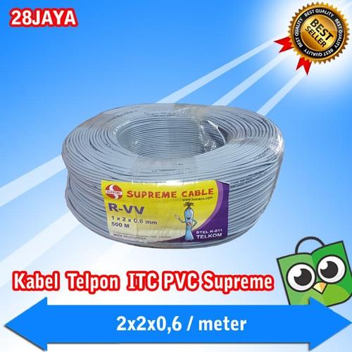 Jual Kabel Telepon Indoor Supreme ITC 2x2x0.6 - Per Meter - Jakarta ...