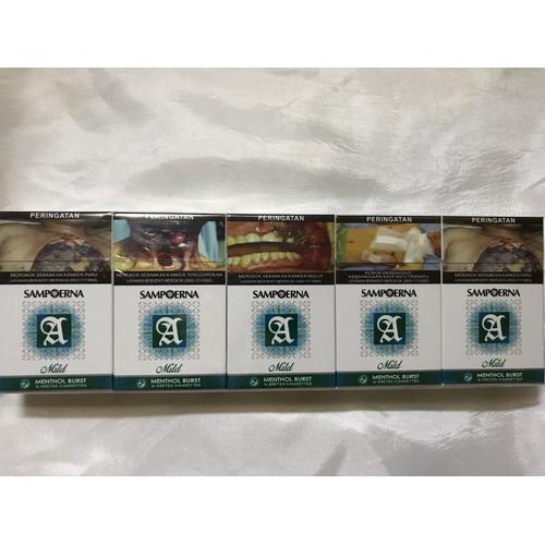 Jual Rokok Sampoerna A Mild Menthol Hijau isi 16 batang x 10 pak most ...