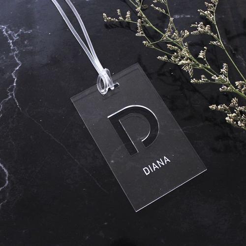 Promo Bag Tag Akrilik | Luggage Tag | Custom Nama - Jakarta Timur ...