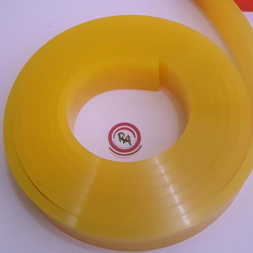 Jual Karet Rakel Sablon warna Kuning tebal 9mm Kotak - Kekerasan 85A ...