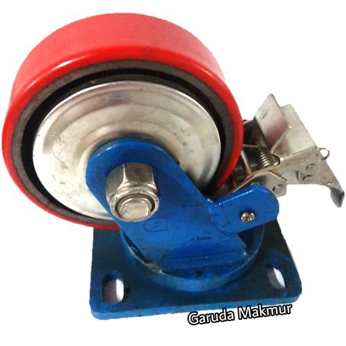 Jual roda pu super heavy duty 4 in rem - Jakarta Barat - Toko roda ...