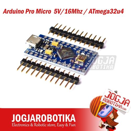 Jual Arduino Pro Micro 5V/16Mhz / ATmega32u4 - Kab. Sleman ...