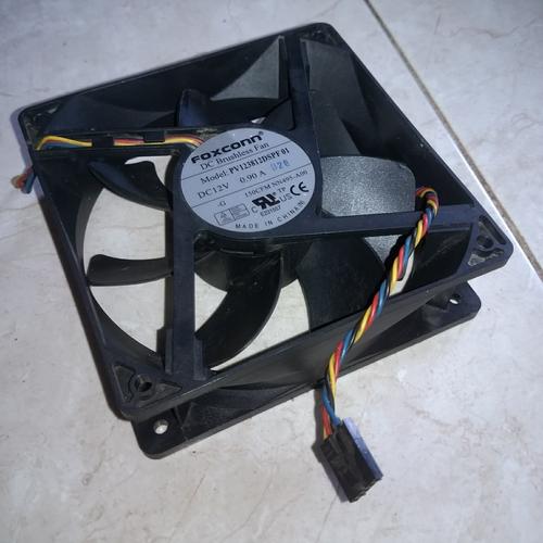 Jual FAN PWM 12CM ORIGINAL FOXCONN PV123812DSPF 01 12V 0.9A 4PIN - Kota ...