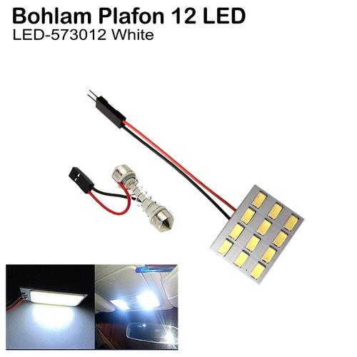 Jual Bohlam Lampu Plafon-Kabin Mobil 12 15 24 Titik LED - Putih ...