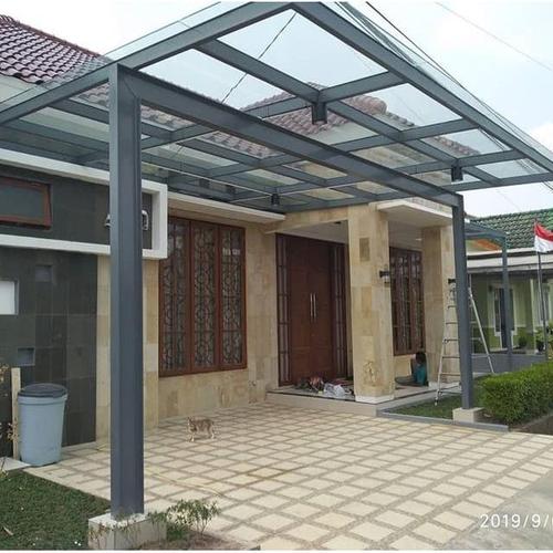Jual Canopy Kaca Tempered dan laminated kanopi rumah minimalis ...