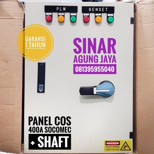 Jual PANEL COS SOCOMEC 4P 400A + SHAFT CHANGE OVER SWITCH PANEL PLN ...