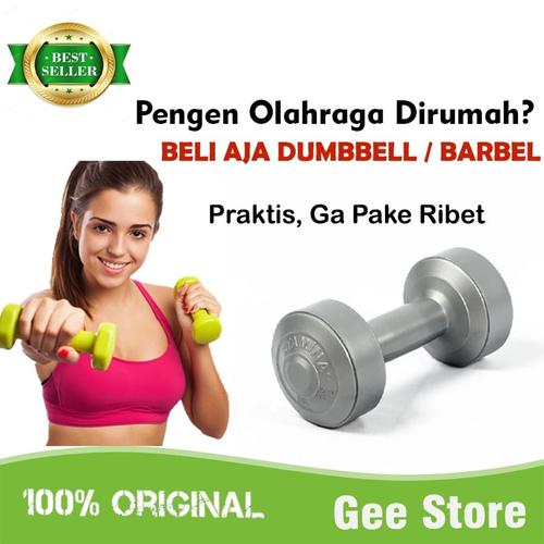 Jual DUMBELL DUMBLE 3KG BURBLE 3KG BARBEL 3KG BARBEL PLASTIK A77 ...