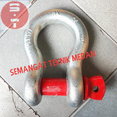 Jual 17T BOW SHACKLE SEKEL SEGEL OMEGA 17 TON 1 1/2" 1 1/2 INCH - Kota ...