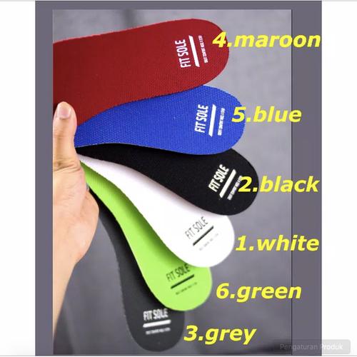 Jual Insole Sepatu 12mm SOL MEMORY FOAM alas kaki FIT SOLE - Merah, 40 ...