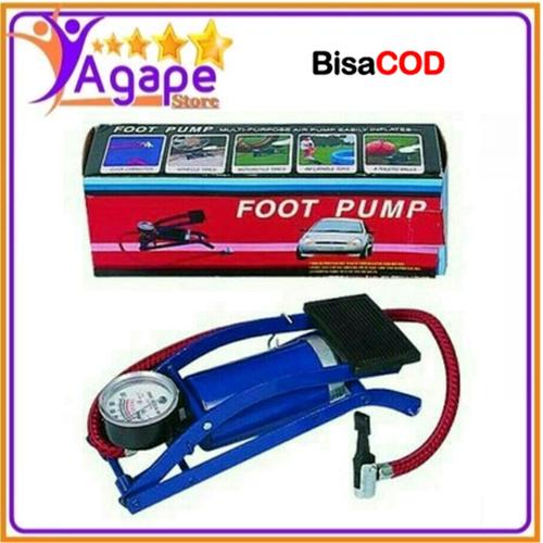Jual Pompa Angin Injak Gas Ban Mobil Motor Sepeda - pompa mini ...