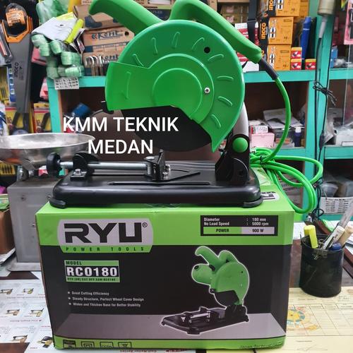 Jual RYU CUT OFF 7" RCO180 RCO 180 180MM MESIN POTONG BESI 900 WATT ...