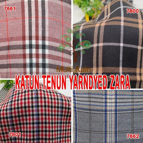 Jual bahan kain katun tenun yarndyed kotak salur basik basic meter ...