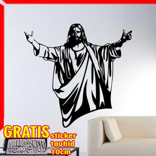 Jual Jesus Christ Wall Decal Sticker - Size 23" - Kab. Bekasi - planet ...