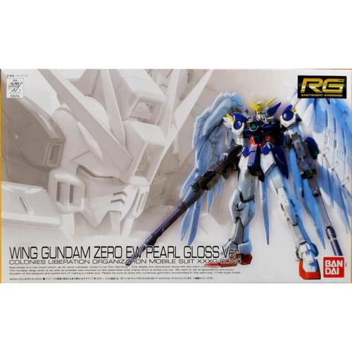 Jual Bandai 1/144 RG/Real Grade Wing Gundam Zero Custom EW Pearl Gloss ...