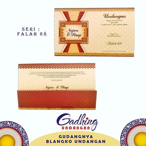 Jual Blangko Undangan FALAH 68 Harga Murah - Kota Surakarta - Gadhing ...